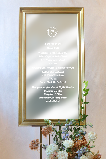 Traditional Gold Frame 20"x40" | RENTAL – Creative in Bloom