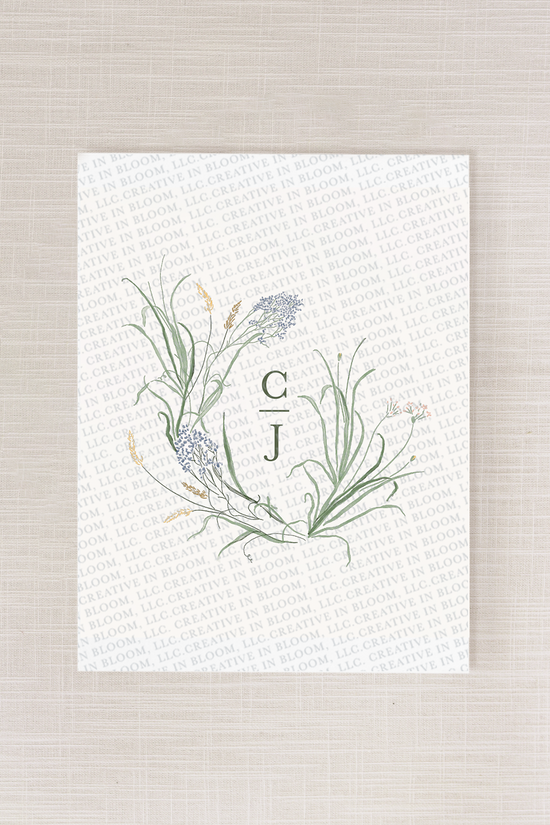 Clare Collection | Wedding Monogram Digital File – Creative in Bloom
